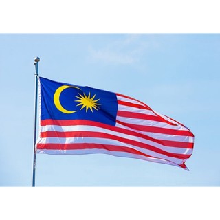 Cotton 3x6 Bendera Malaysia Negeri Selangor / Jalur Gemilang / Pole ...