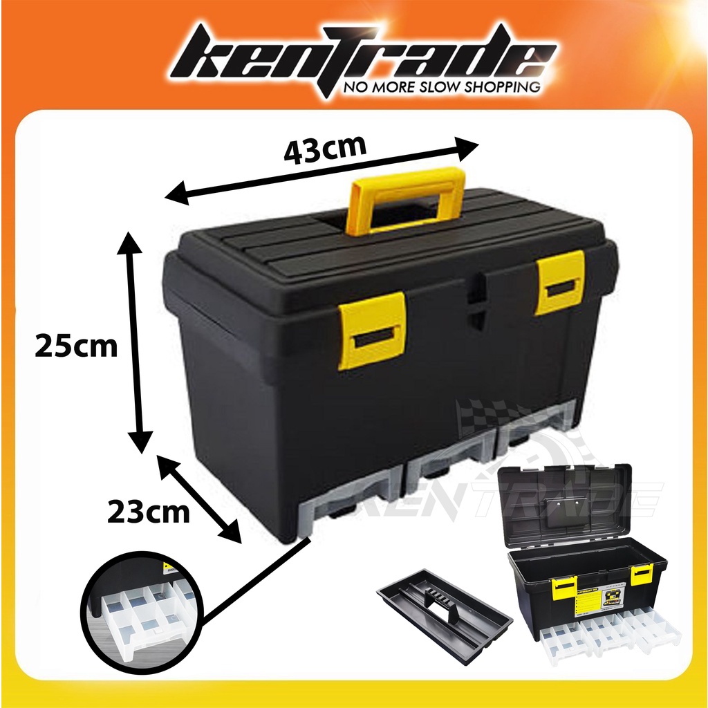 Heavy Duty Tool Box With 3 Drawer Compartment (Performance Box ...