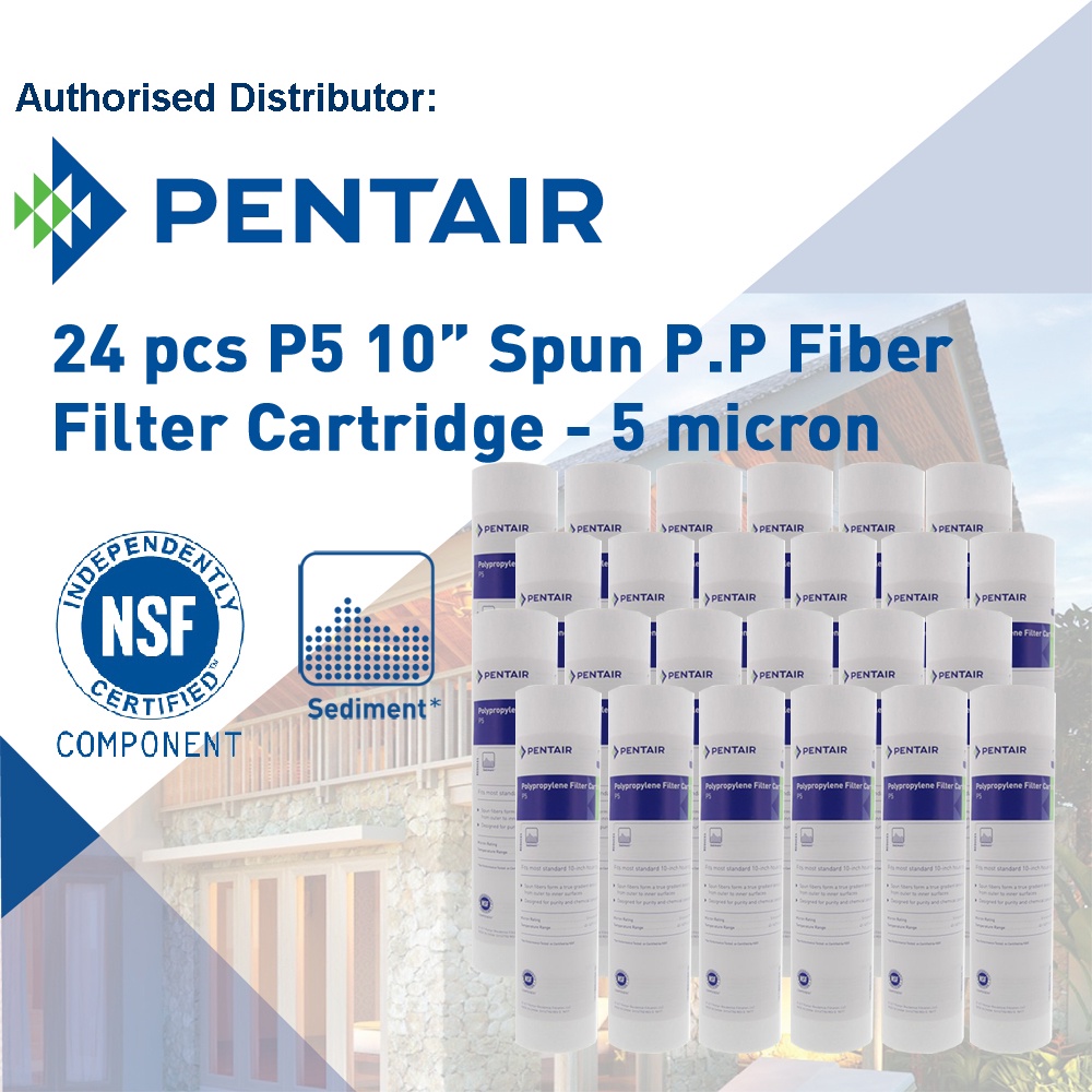 PENTAIR PENTEK P5-10-24 P-Series P5 Spun-Bonded PP Water Filter ...