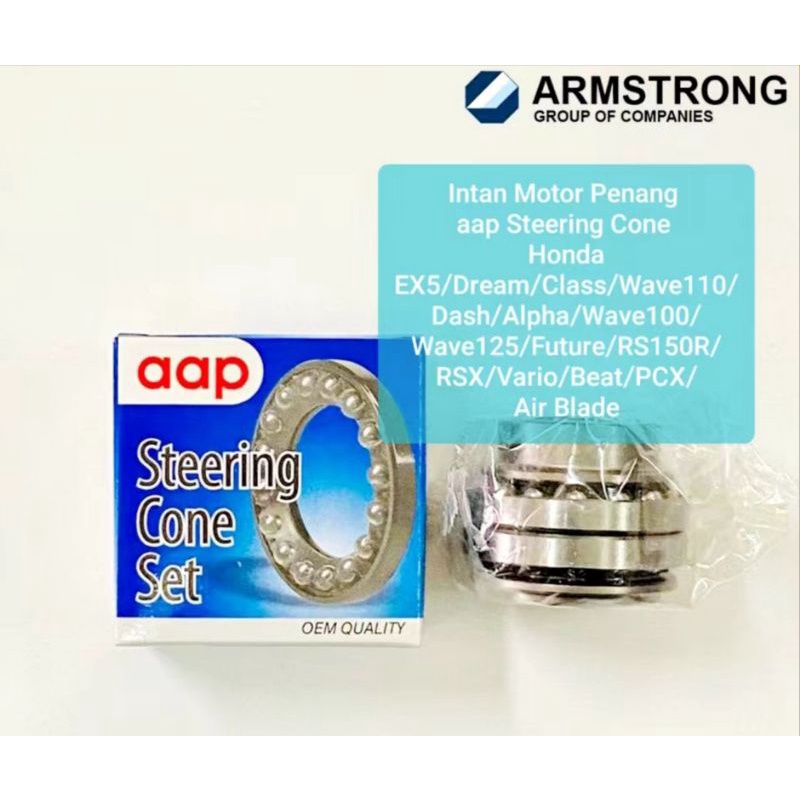 Jaminan 💯% Original aap Steering Cone Bearing Handle Honda EX5 Dream ...