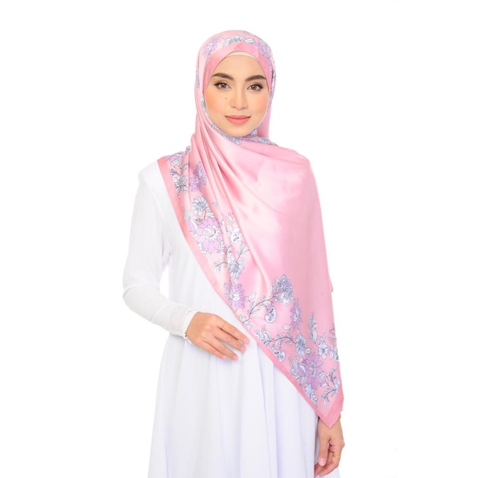 SHAWL SATIN CORAK | BUBBLE / SILK SATIN | SELENDANG SATIN | Shopee Malaysia