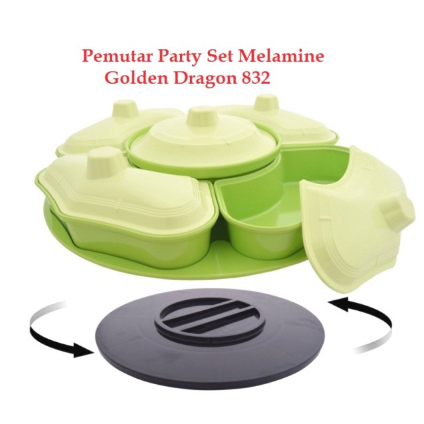 Party Player Set - 832 Golden Dragon Plasticware | Shopee Malaysia
