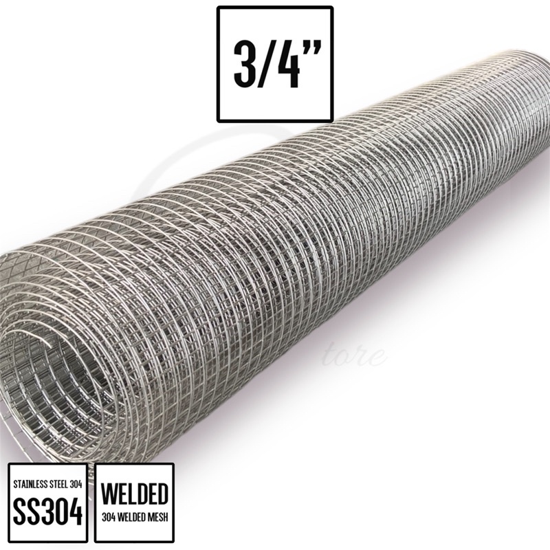 3/4" # Stainless Steel 304 Welded Mesh | Shopee Malaysia