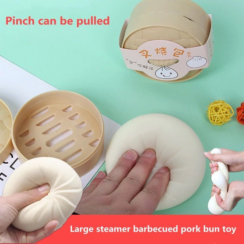 🇲🇾 Squishy Steam Bun Bread Food With Artificial Fragrance Smell ...