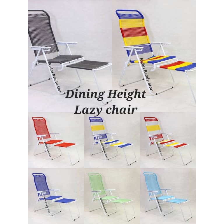 LIGHTWEIGHT HIGH LAZY CHAIR /HIGH STRING CHAIR / KERUSI MALAS TINGGI ...