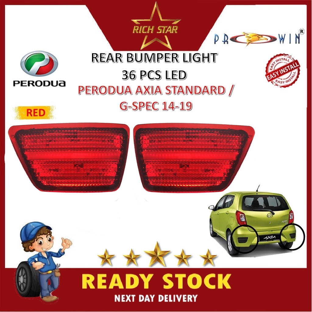 Perodua Axia Standard/G SPEC(14-16)1.0 AT(17-19)BUMPER(BELAKANG LAMPU ...