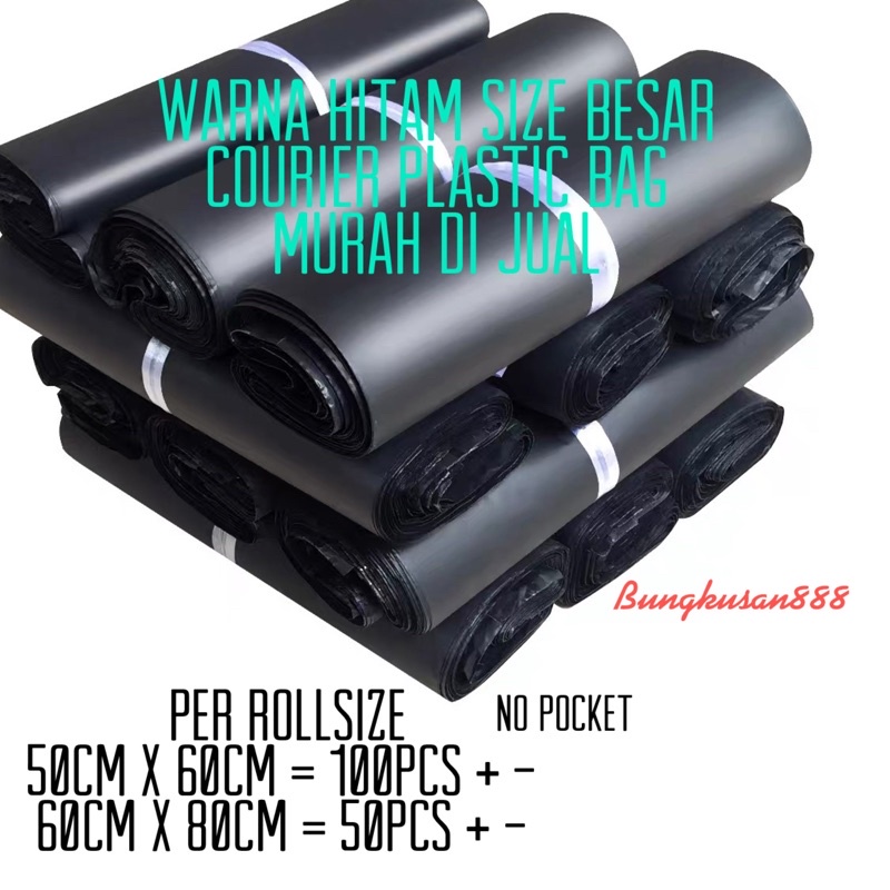 Black Color Courier BiG Size Bag Parcel plastic Flyer postage courier ...