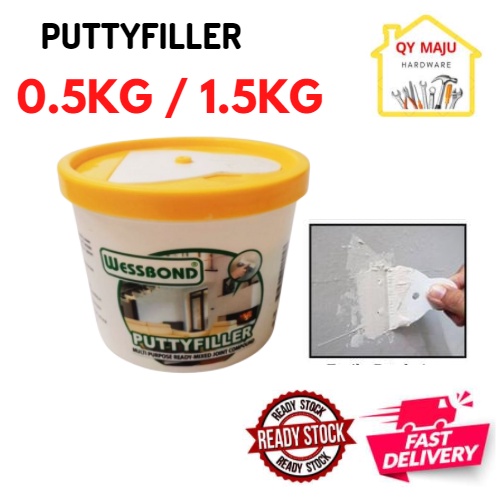 Putty Filler filing Cracks and Holes / Wall Filler / Putty Fillar ...