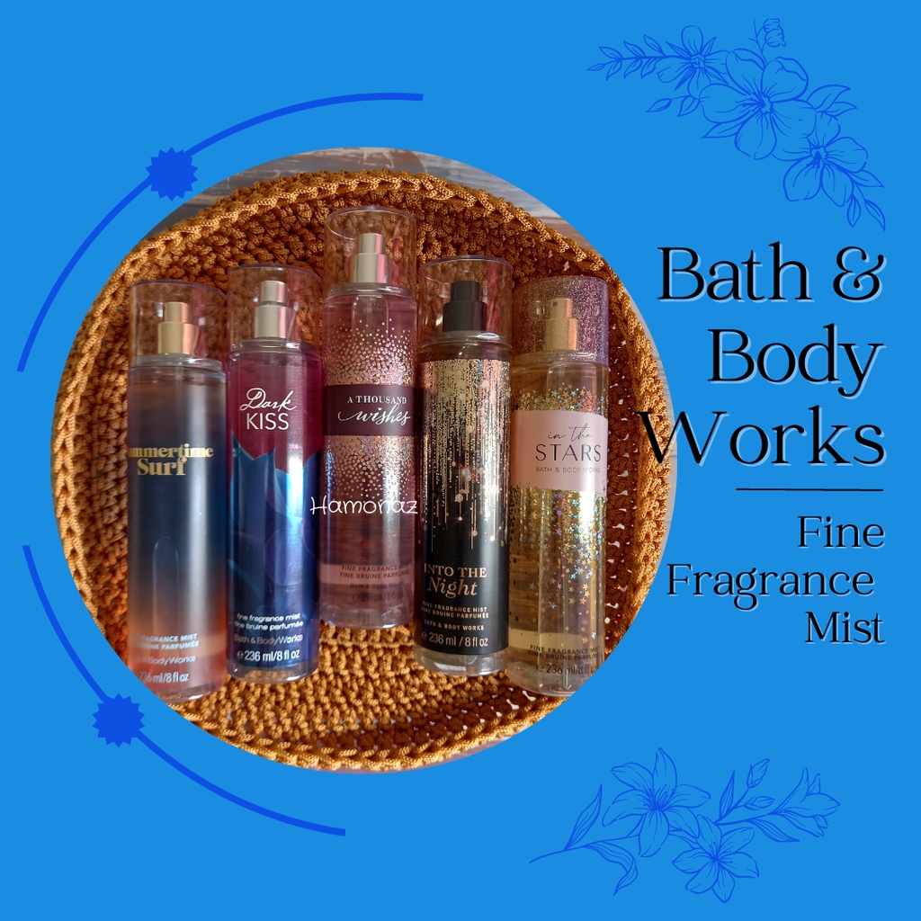 Bath and Body Works Fragrance Mist - Decant (100% original) | Shopee ...