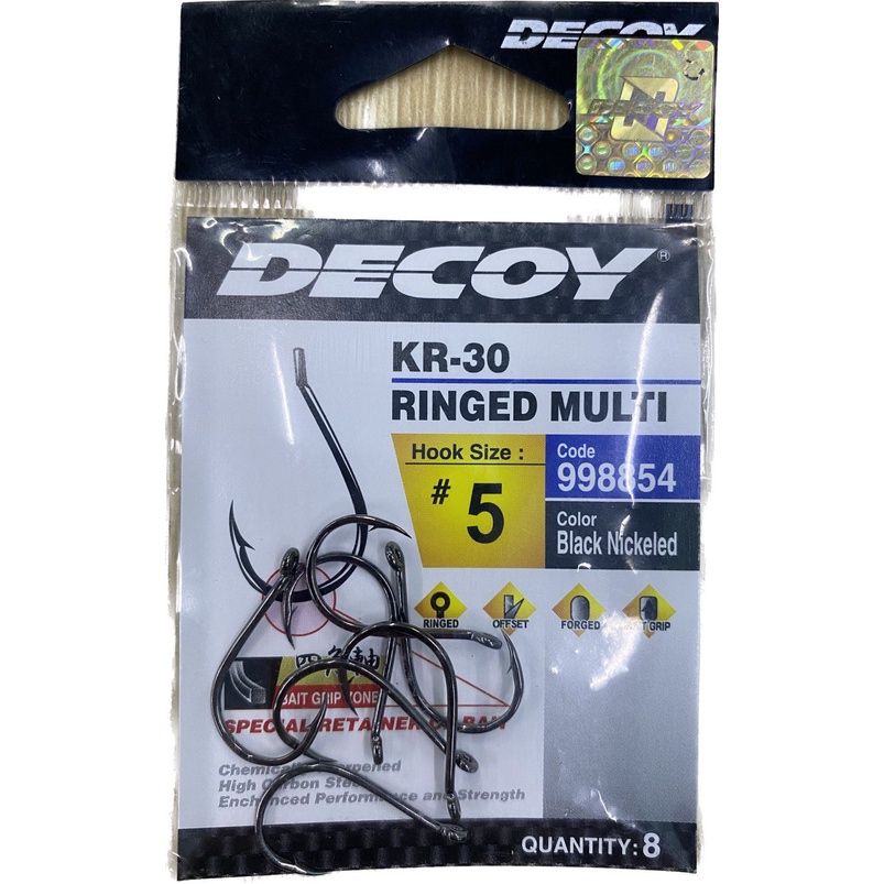 Decoy KR-30 Ringed Multi (Chinu) Hook | Shopee Malaysia