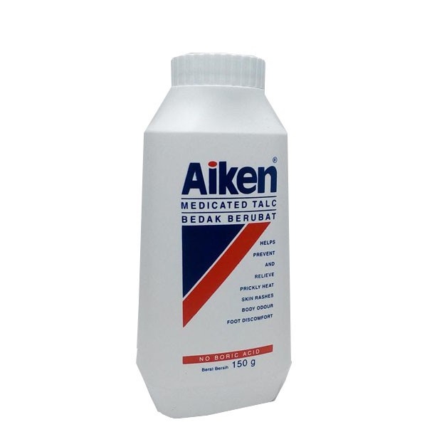 Aiken Antibacterial Talcum Powder 150g | Shopee Malaysia