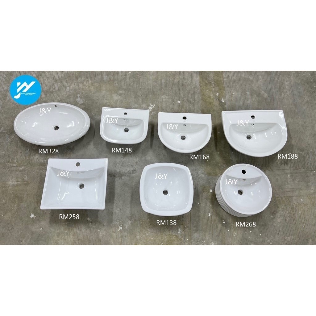 Wash Face Wash Basin Ceramic Basin Wash Basin round Wash Basin | Shopee ...