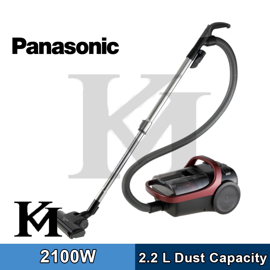 Panasonic 2100W Cyclone Bagless Canister Vacuum Cleaner with HEPA ...