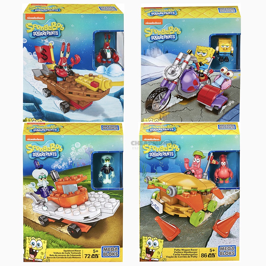 Mega Bloks construx SpongeBob SquarePants Building Set Toys Collectible ...
