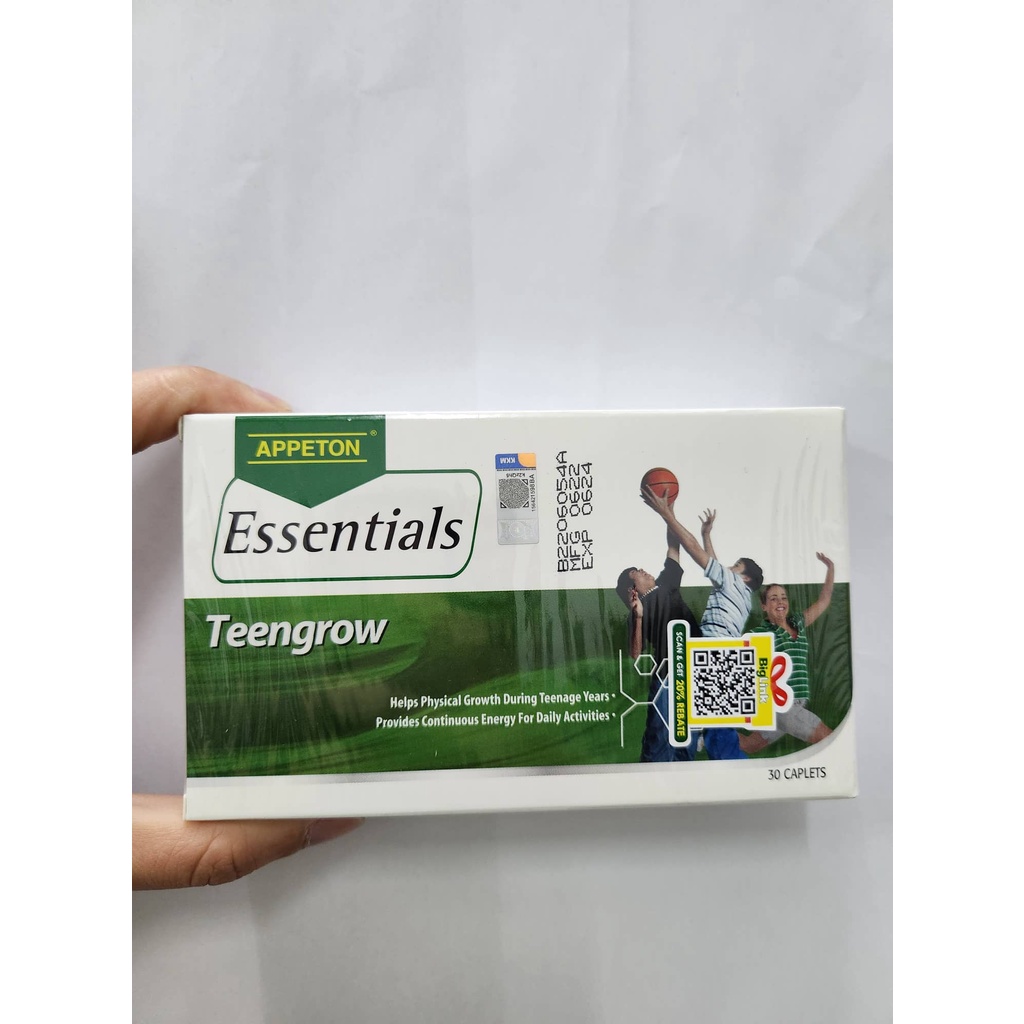 Appeton Essential Teengrow for Optimum Height and Growth (30's ...