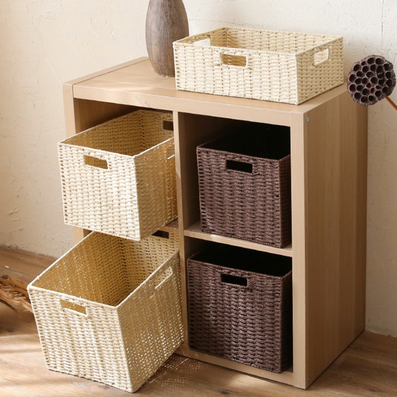 Japanese Style Storage Box Storage Basket Desk Storage Box Wardrobe ...