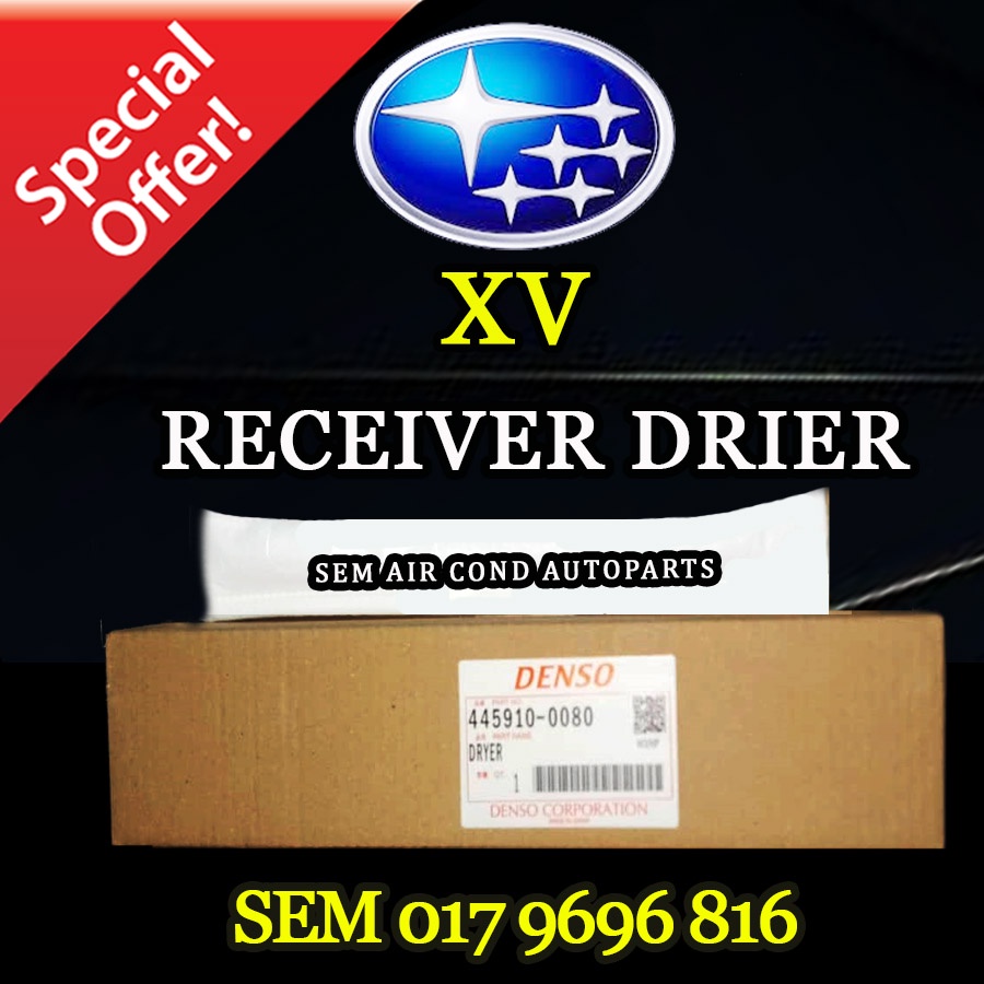 SUBARU XV OEM DENSO RECEIVER DRIER/ FILTER DRYER/ CONDENSER FILTER PAD ...