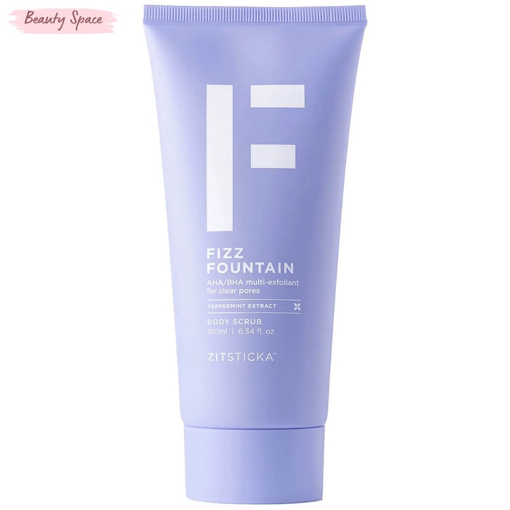 KL READY STOCK 🇬🇧 | ZITSTICKA Fizz Fountain Body Scrub - AHA / BHA body ...