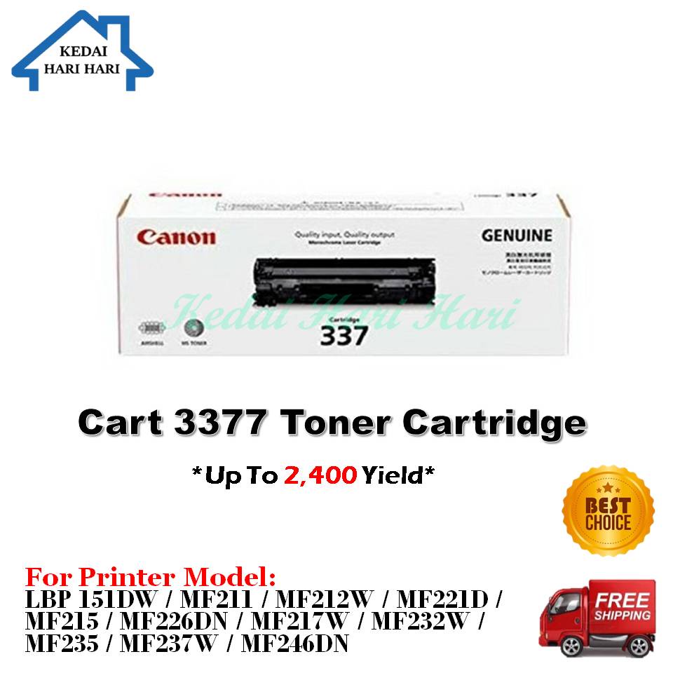 CANON Cart-337 Toner Cartridge/ Canon37 Toner Cartridge/337 toner ...