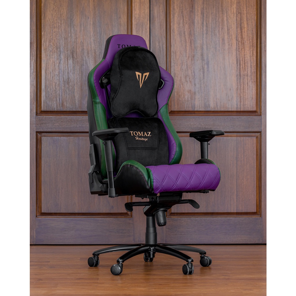 Tomaz Troy Gaming Chair (Purple) Joker | Shopee Malaysia