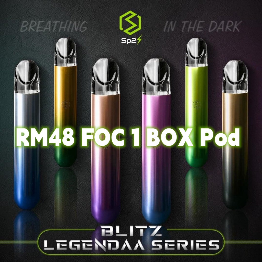 Rm48 Device FOC 1 Box Pod SP2s 1st Generation Vape Pod Kit Crystal Pod ...
