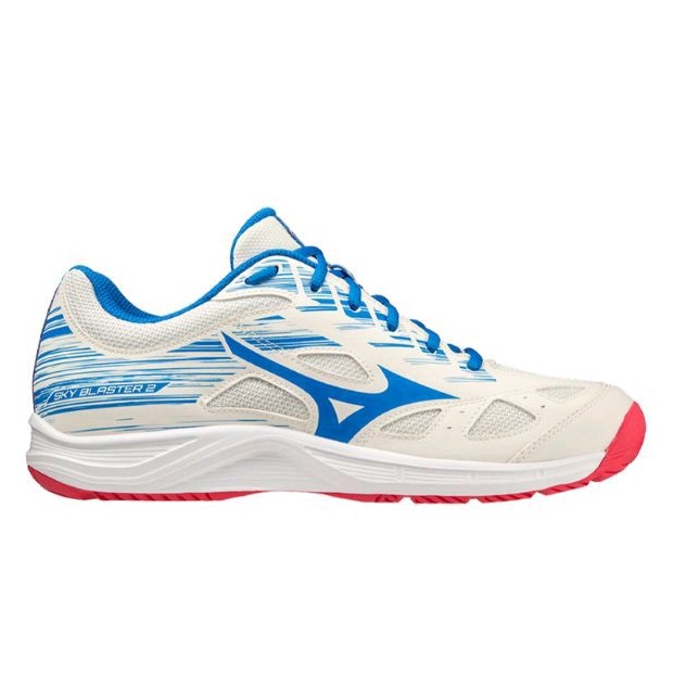 Mizuno Badminton SKY BLASTER 2/Snow White Peace Blue Opera Red | Shopee ...