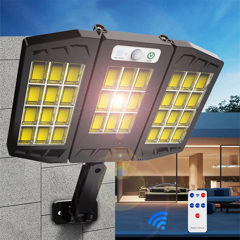 Sensor Solar Street Lamp Interaction Wall Lamp 264 LED Motion Sensor ...