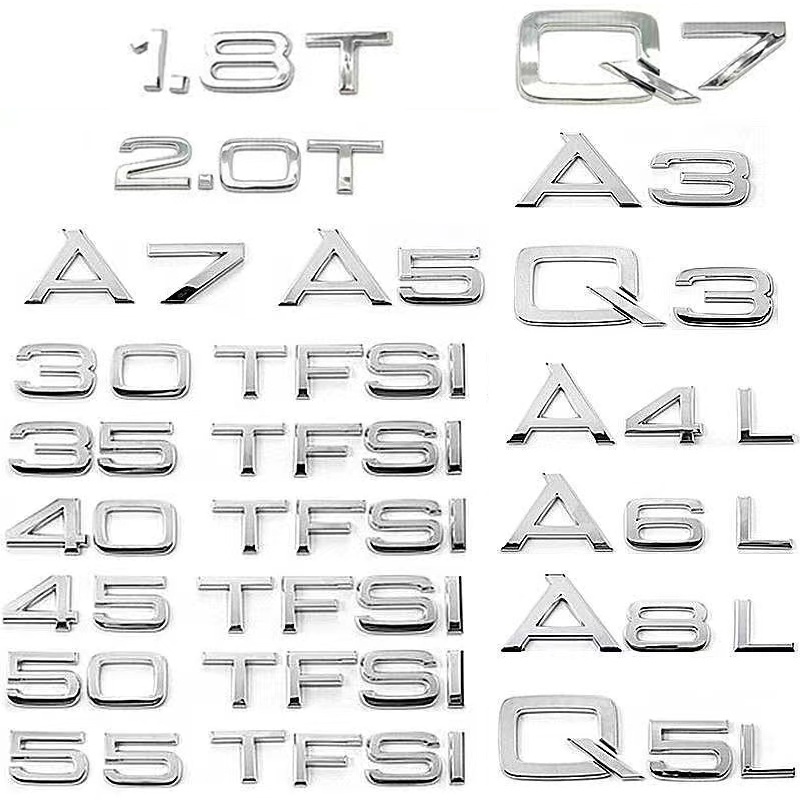 3D Original ABS For Audi A3 A4 A5 A6 A7 A8 Q3 Q5 Q7 Q8 A4L A6L A8L Q5L 1.8T 2.0T 3.0T V6T V8T 30 ...