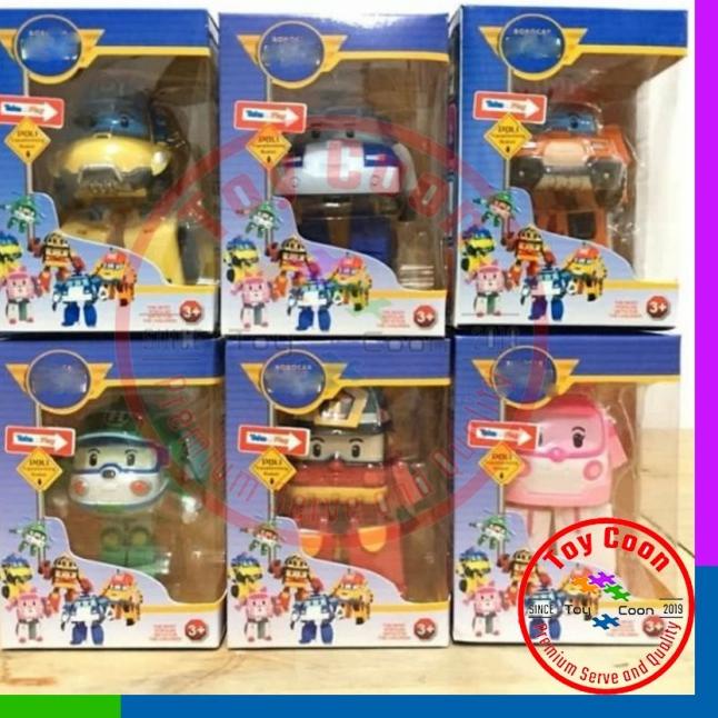 ROBOCAR POLI HIJAU POLI Robocar POLY / RobocarPoli Transform Robot Box ...