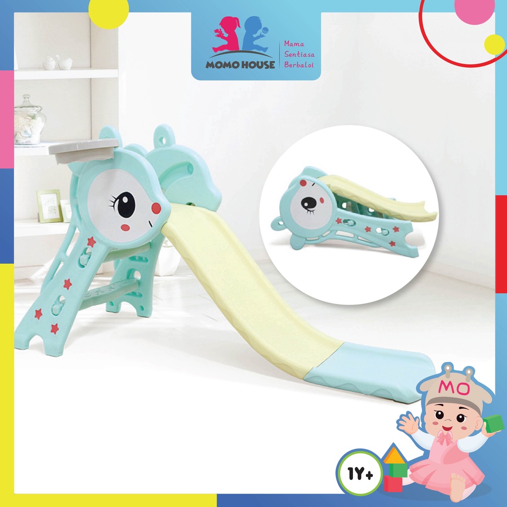 Kids Slide Playground Home Toy Long Slider Basketball Hoop Kids Toys ...