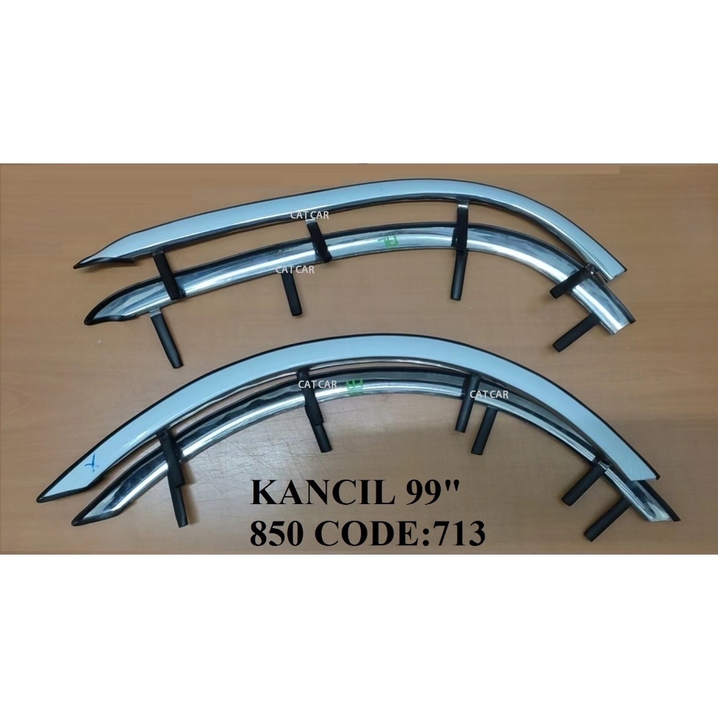 Fender Arch Trim Stainless Steel Chrome Garnish Perodua Kancil New (850 ...
