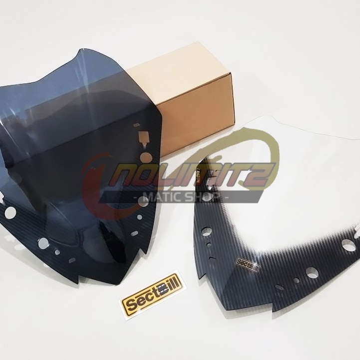 Windshield Sectbill Hexa Visor Front Shield Carbon Series XMAX | Shopee ...