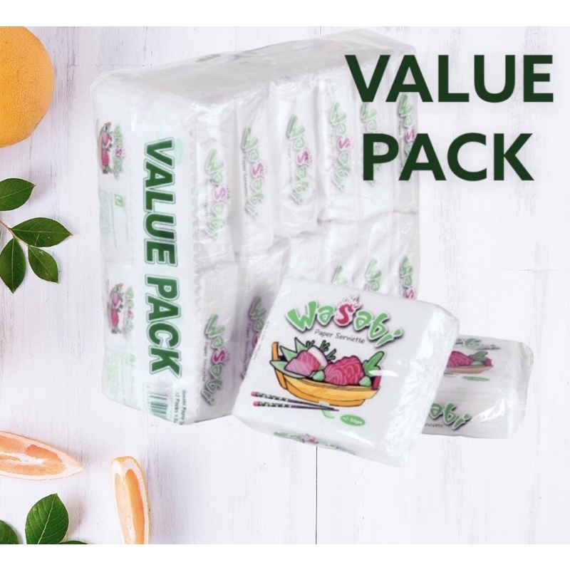 WASABI SERVIETTE PAPER TISSUE 50G | Shopee Malaysia