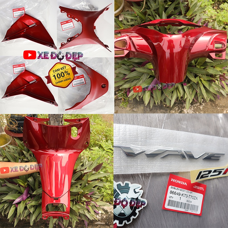 Wave 125i red fairing installed for genuine fuled | Shopee Malaysia