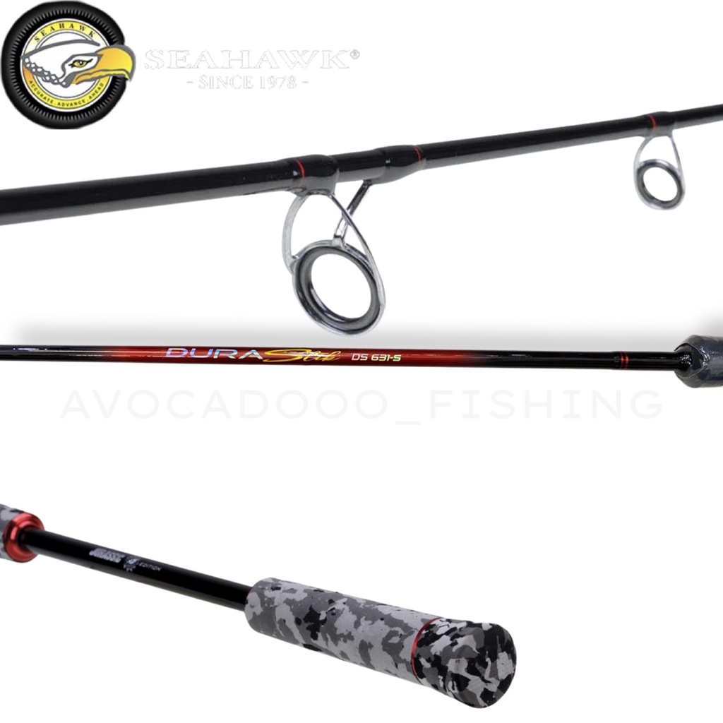 SEAHAWK DURA STIK JURASSIC SPINNING ROD POND FISHING ROD | Shopee Malaysia