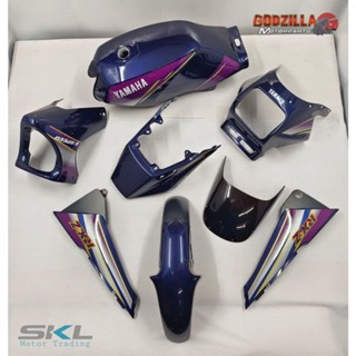 COVERSET YAMAHA RXZ 135 BOSH BOSS HIJAU PURPLE TERUNG HIJAU BIRU LAICI ...