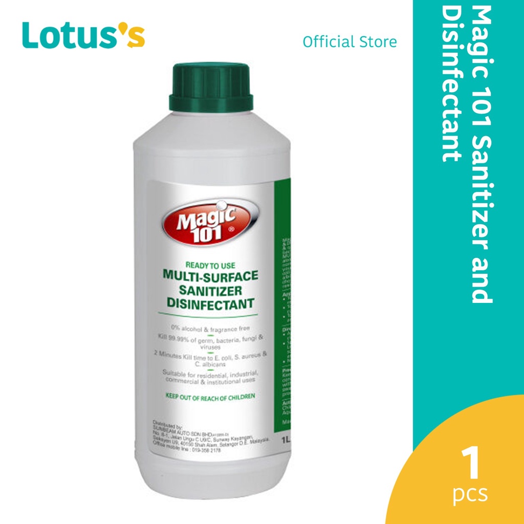 Magic 101 Sanitizer and Disinfectant !L | Shopee Malaysia