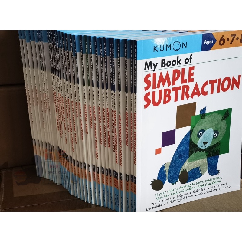 Kumon My Book of Workbook / Math Workbooks / Kumon Verbal Skills ...