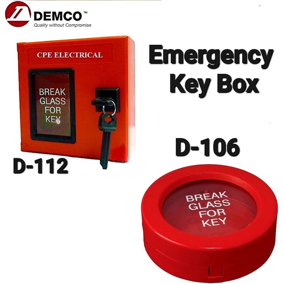 DEMCO Emergency key box ( D106 / D112 ) | Shopee Malaysia