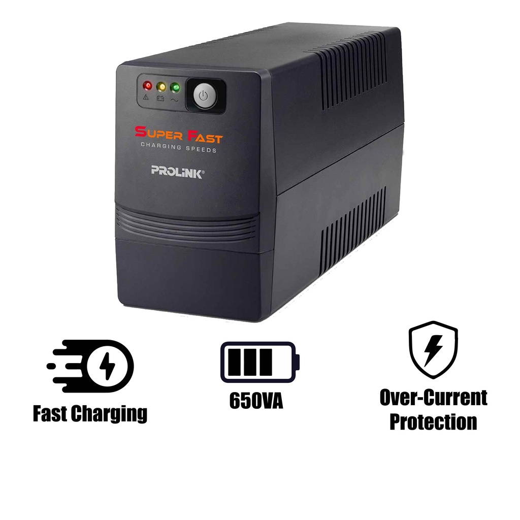 Prolink PRO700SFC UPS Super-Fast Charging With AVR | Shopee Malaysia