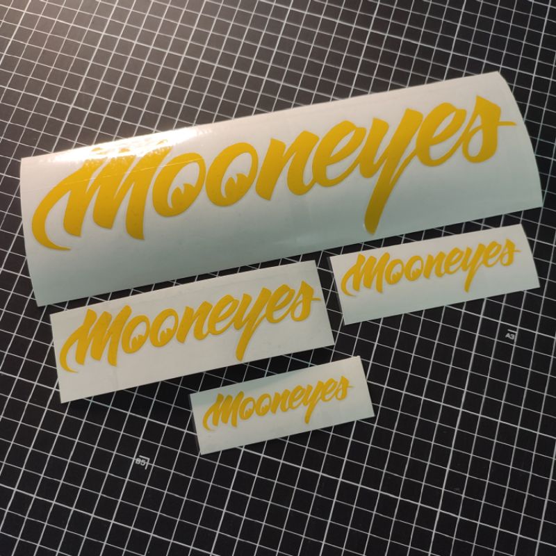Mooneyes sticker logo cutting | Shopee Malaysia