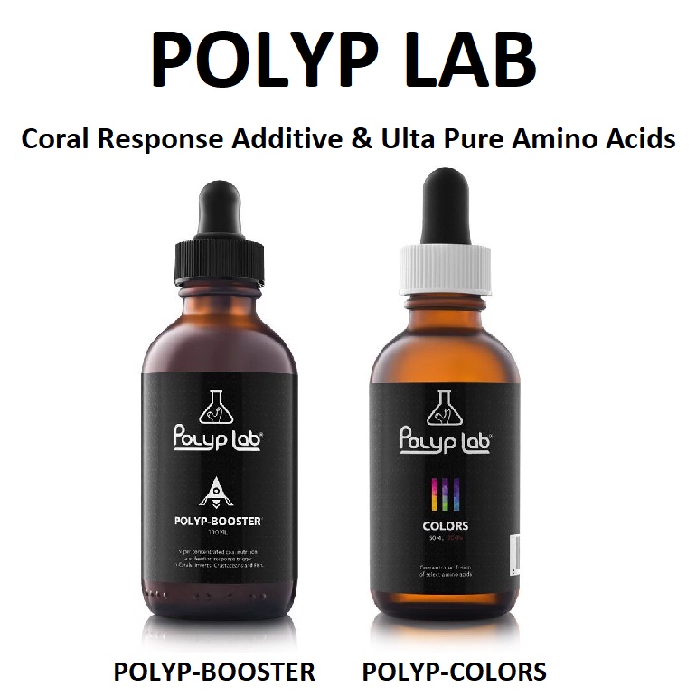 Polyp Lab COLORS & Polyp Lab POLYP_BOOSTER Coral Response Additive ...