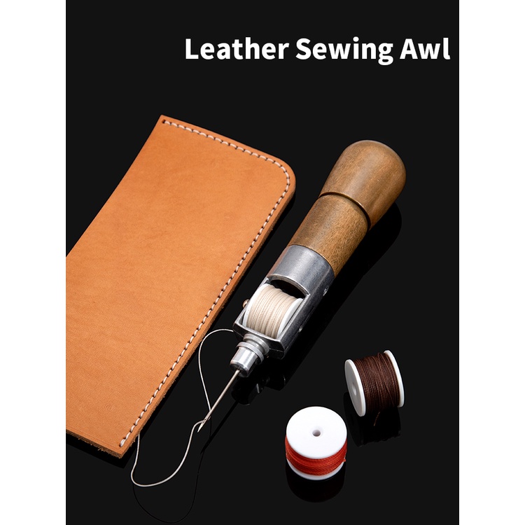 WUTA Leather Craft Sewing Awl & Thread Set | Shopee Malaysia