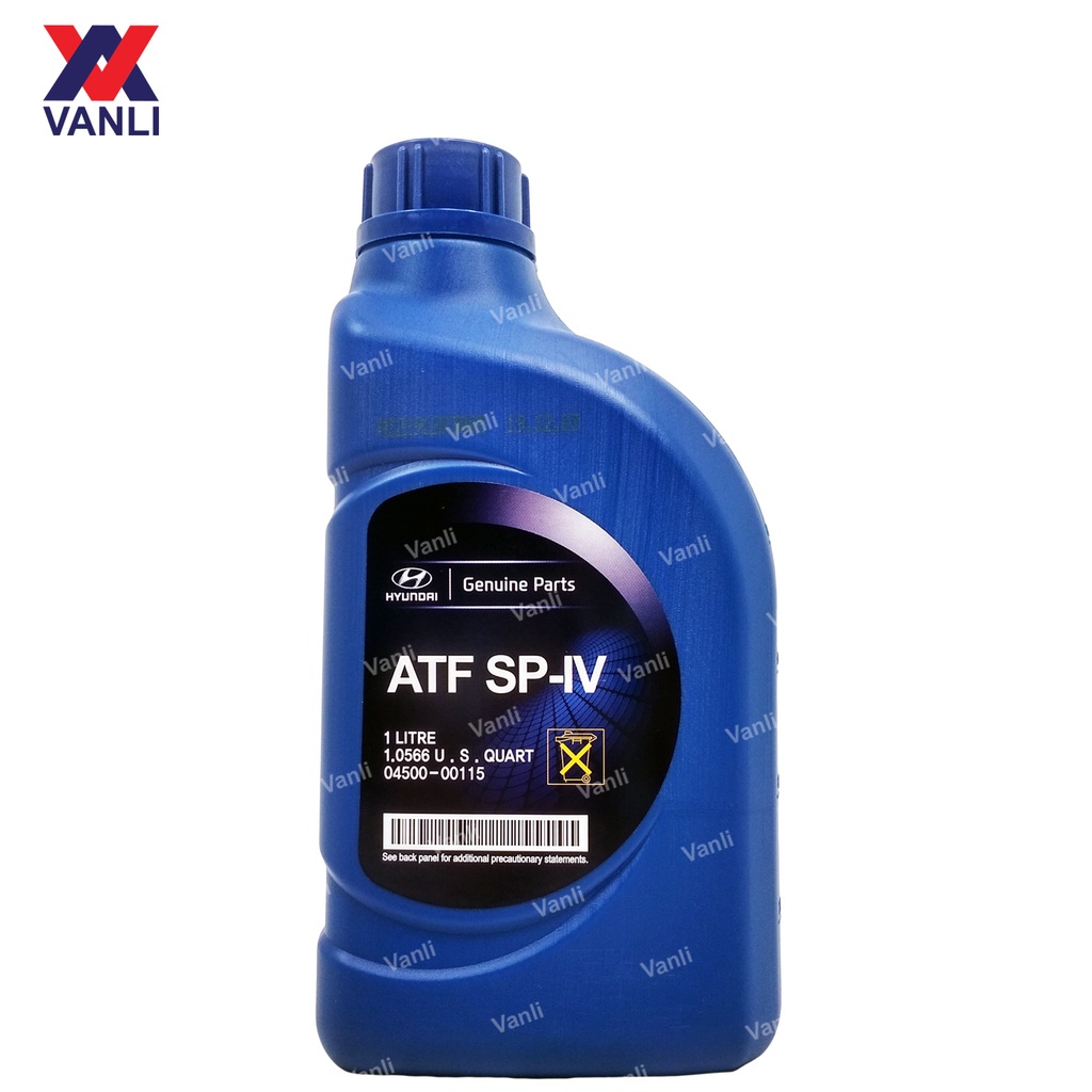Hyundai ATF SP-IV for 6-speed Transmission Hyundai & Kia 1 Liter - 04500-00115 | Shopee Malaysia