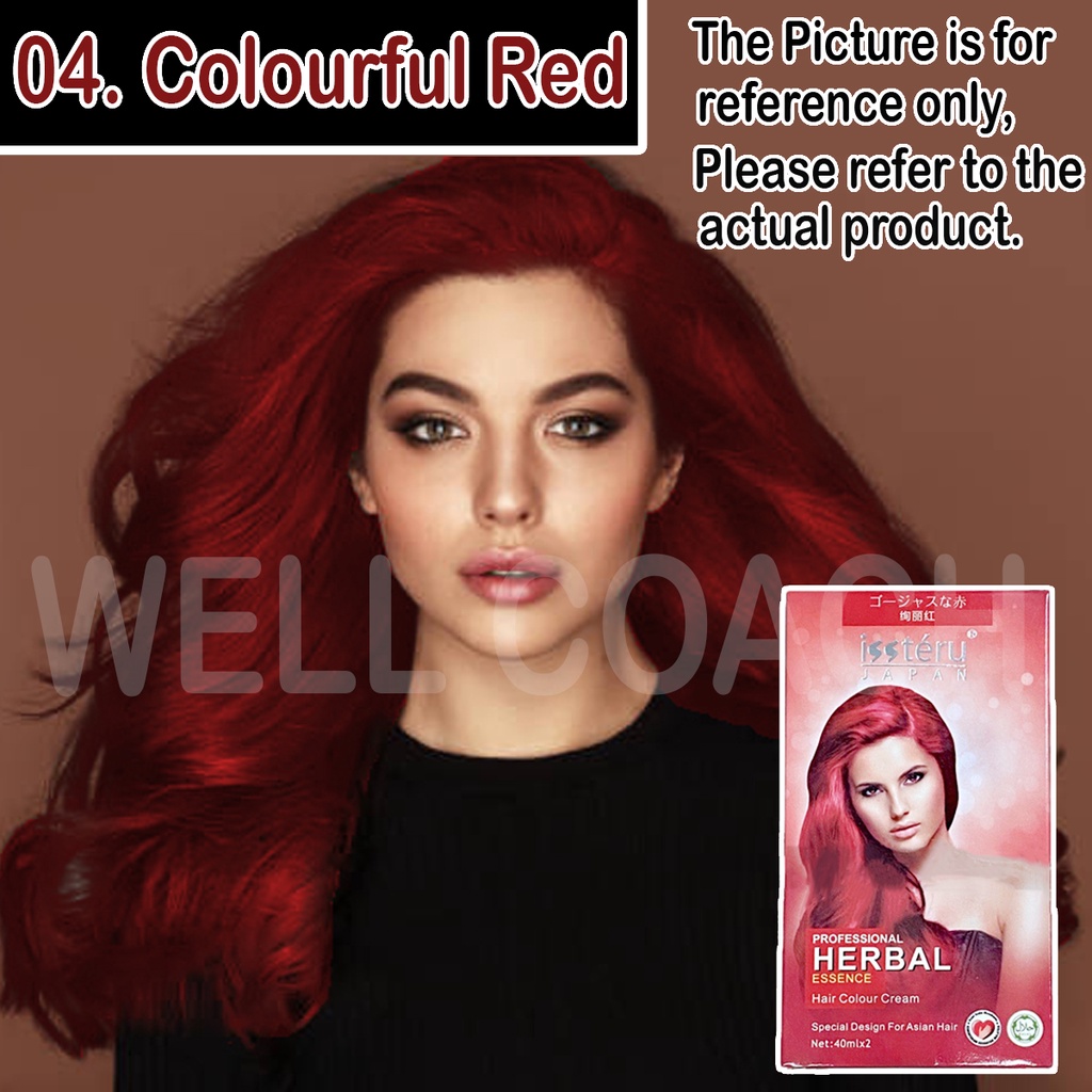 Issteru Hair Dye Japan Hair Colour Pewarna Rambut Halal Sah Solat 40ml ...