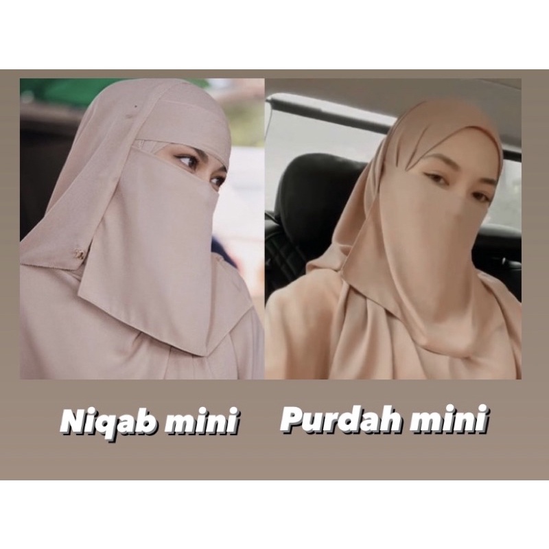 Niqab & Purdah NEELOFA inspired🔥 Chiffon | Shopee Malaysia