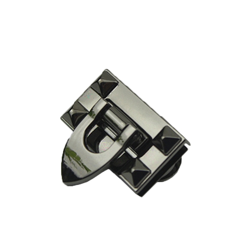 GCGCTOP Turn Lock Accessory Twist Locks Clasp Metal DIY 4CM Square Bag ...