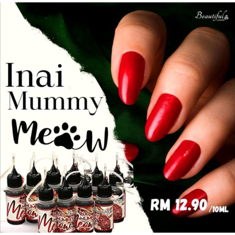 Inai Mummy Meow (by Beautiful Ledehh) | Shopee Malaysia