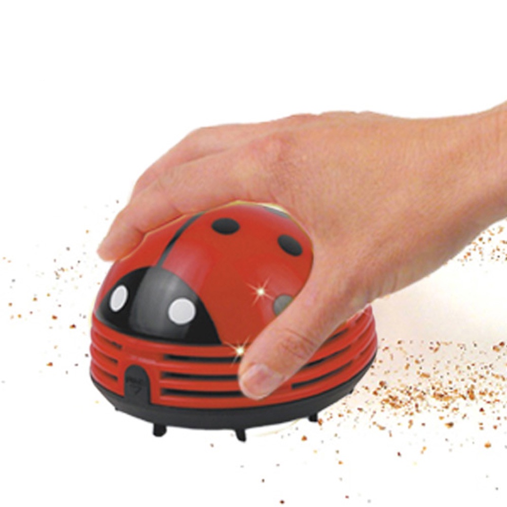 Cute Styling Mini Desktop Beetle Vacuum Cleaner Mini Keyboard Desktop ...