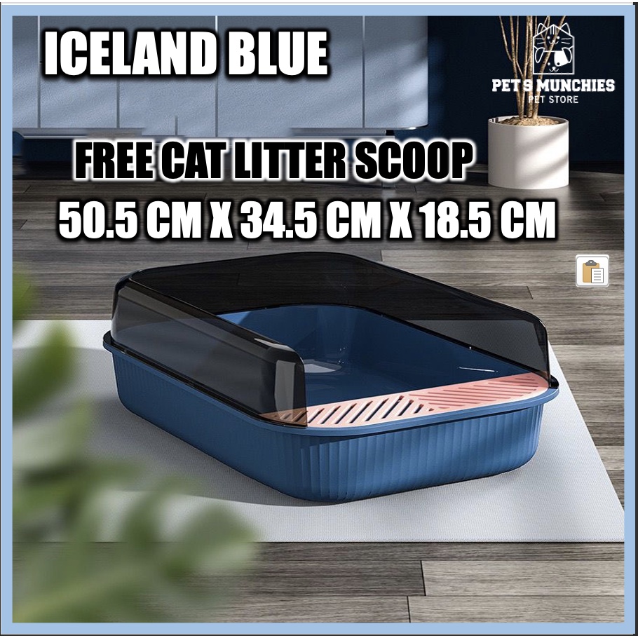 Large Cat Litter Box Bekas Pasir Kucing Besar Cat Toilet Kucing Cat ...